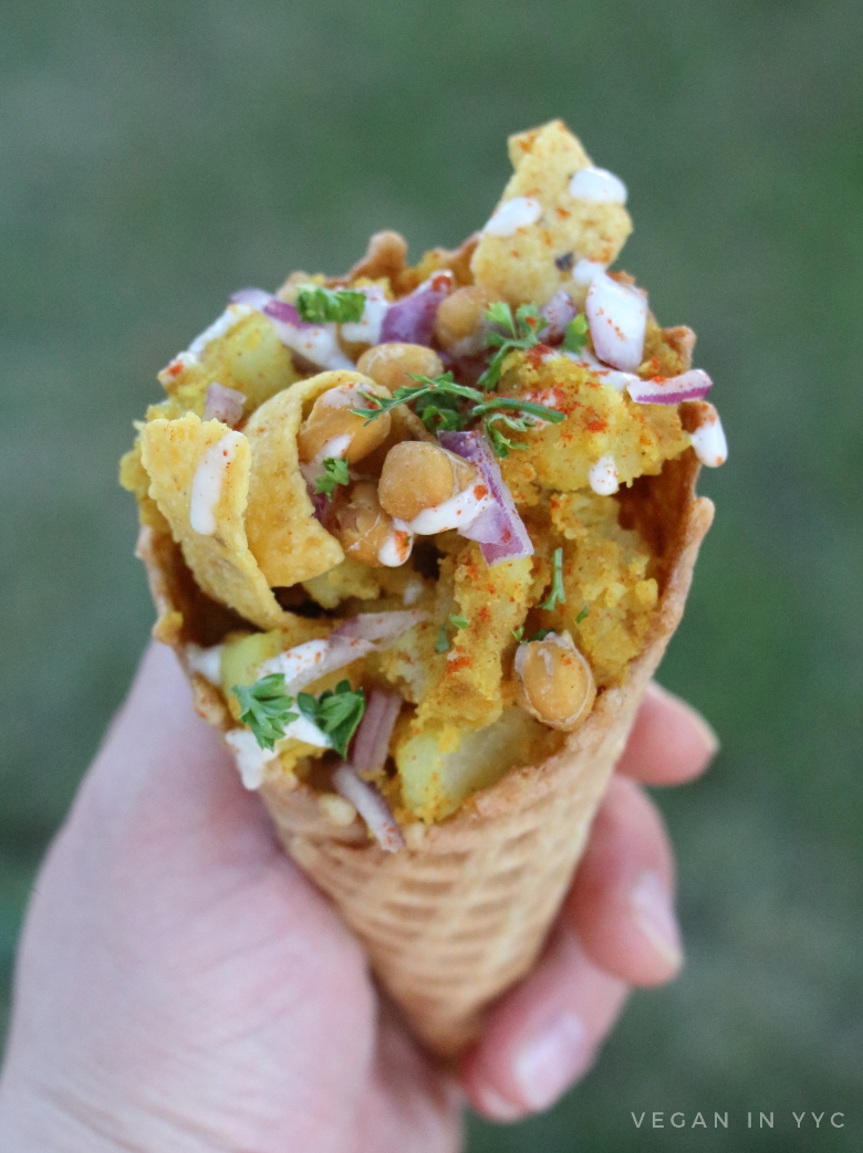The Papri Cone (10 Days of Vegan Stampede) – Vegan In YYC