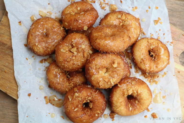 Maple Bacon Mini Donuts (10 Days of Vegan Stampede)